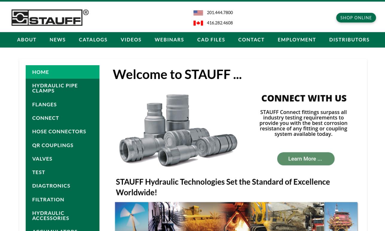 Stauff® Corporation USA | Pressure Gauges